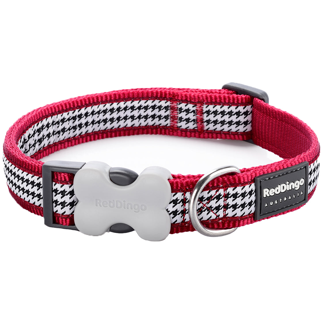 Red Dogtooth Collar – The Country Canine Company